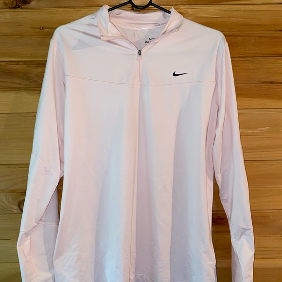 Nike | Tops | Light Pink Nike Pro Quarter Zip | Poshmark
